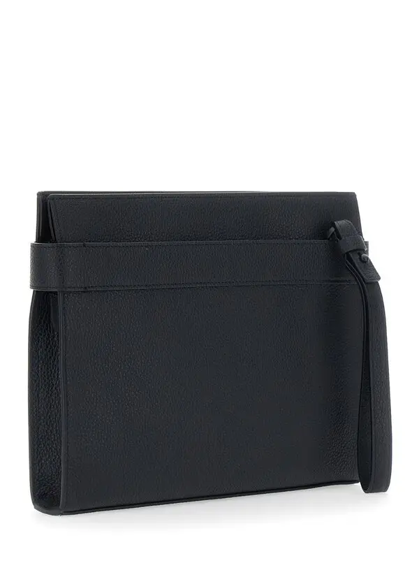 FERRAGAMO Clutch With Hug Side Buckles