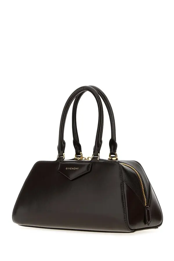 Givenchy Chocolate Leather Small Antigona Handbag