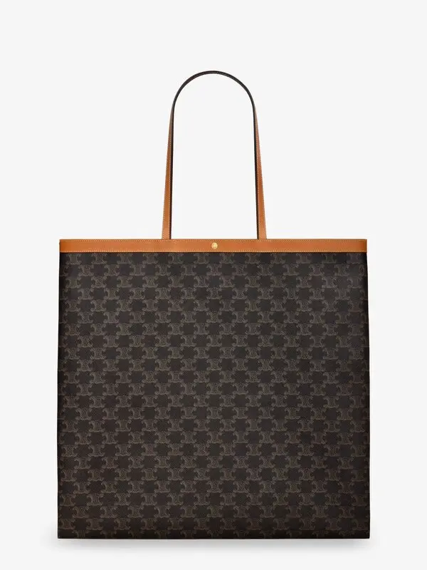 Celine Triomphe Fabric Shopper Bag - Multicolor