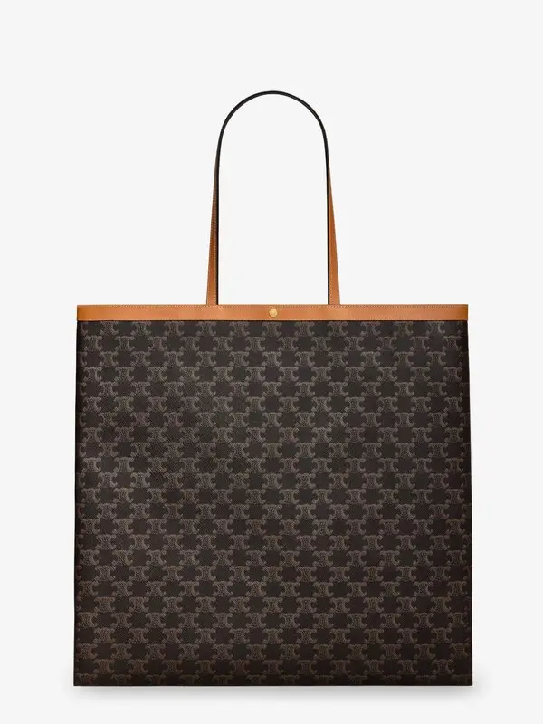 Celine Triomphe Fabric Shopper Bag - Multicolor