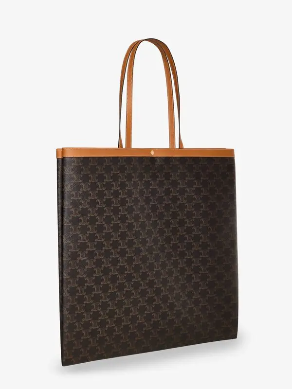 Celine Triomphe Fabric Shopper Bag - Multicolor