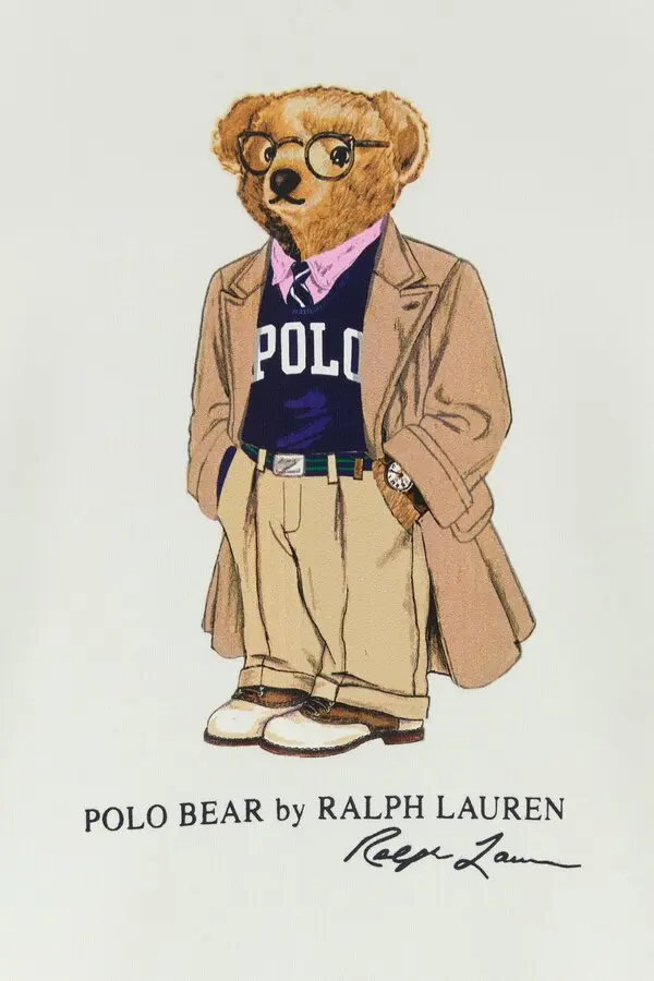Polo Ralph Lauren Cotton Blend Sweatshirt With Polo Bear Print