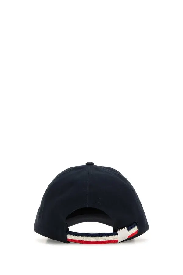 Moncler Cotton Baseball Cap With Logo Patch