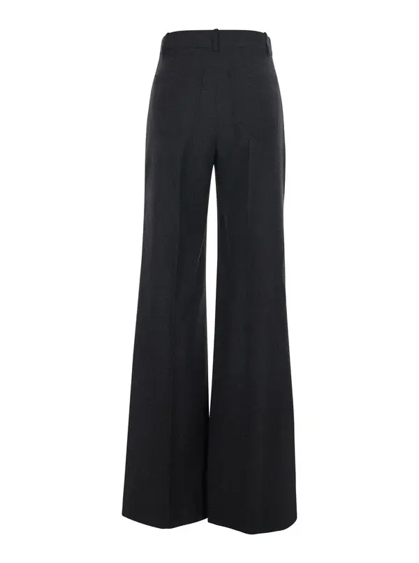 Victoria Beckham Alina Wool Trousers - Multicolor