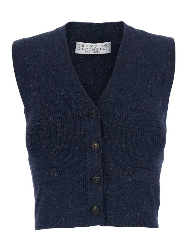 Brunello Cucinelli Cashmere Blend Vest