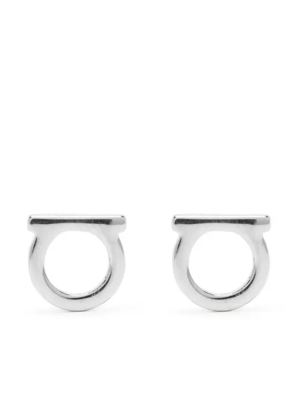 FERRAGAMO Gancini Earrings - Silver