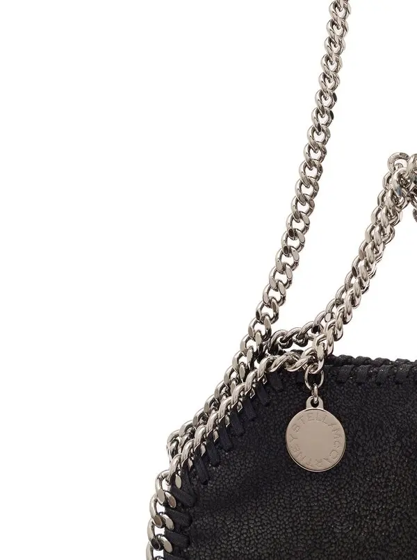Stella McCartney Mini Tote Bag With Logo Charm - Multicolor