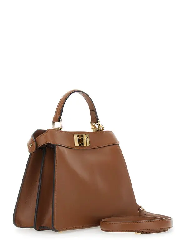 Fendi Peekaboo I See You Top Handle Bag - Cream
