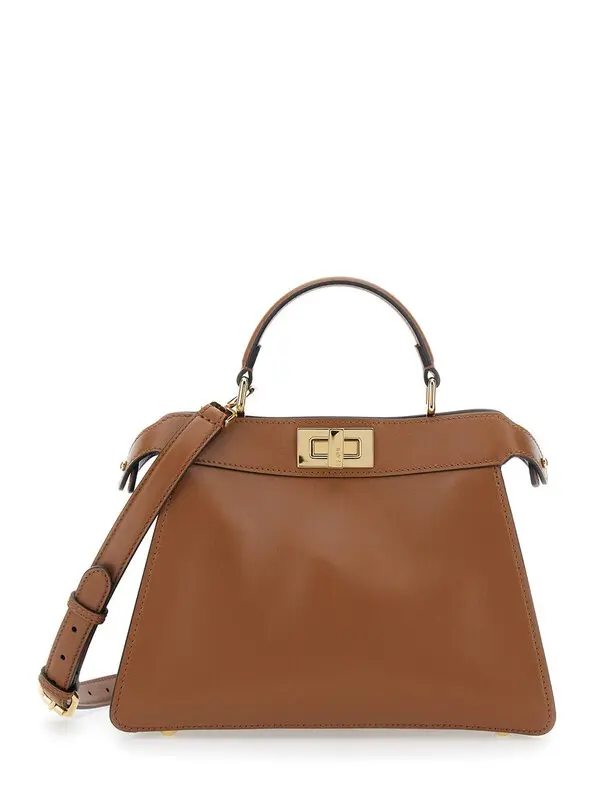 Fendi Peekaboo I See You Top Handle Bag - Cream