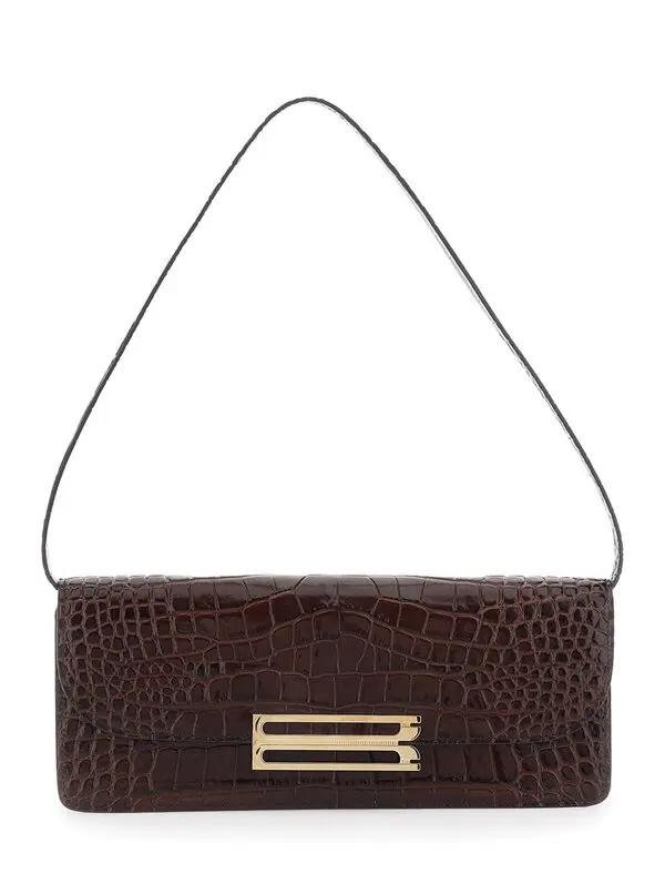 Victoria Beckham Dorian East-west Shoulder Bag - Brown