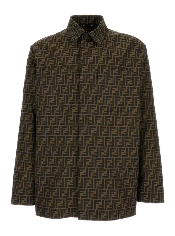 Fendi Overshirt Zucca Jacquard