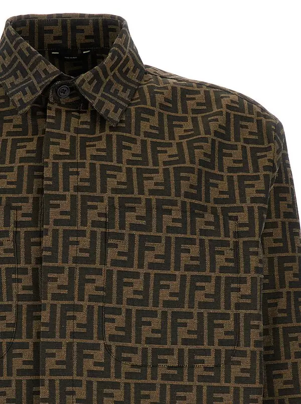 Fendi Overshirt Zucca Jacquard