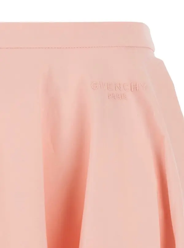 Givenchy A-line Cotton Skirt With Flared Design