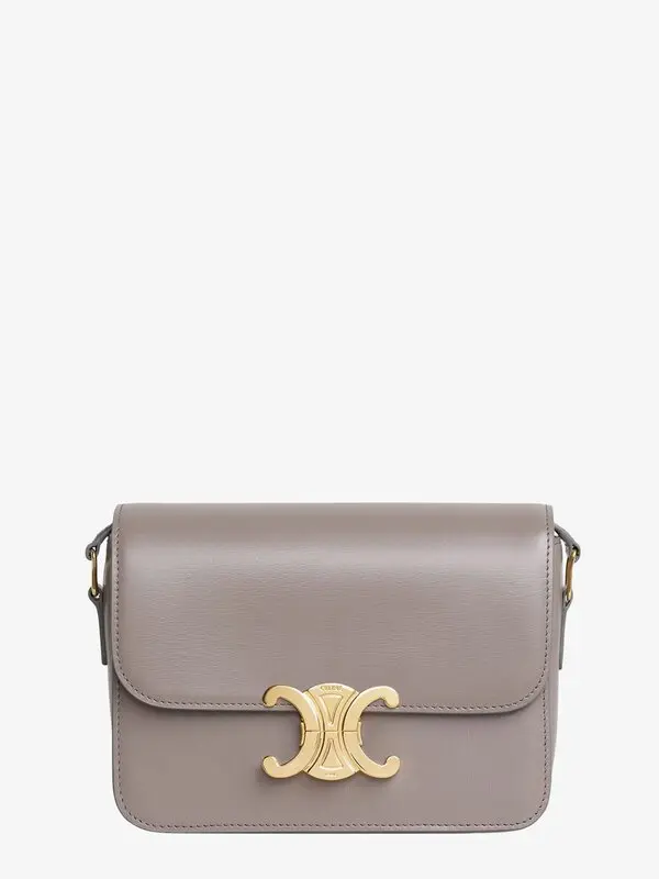 Celine Teen Triomphe Leather Crossbody Bag - Multicolor