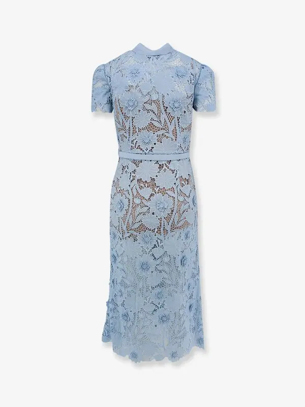 SELF-PORTRAIT Lace Dress With Belt