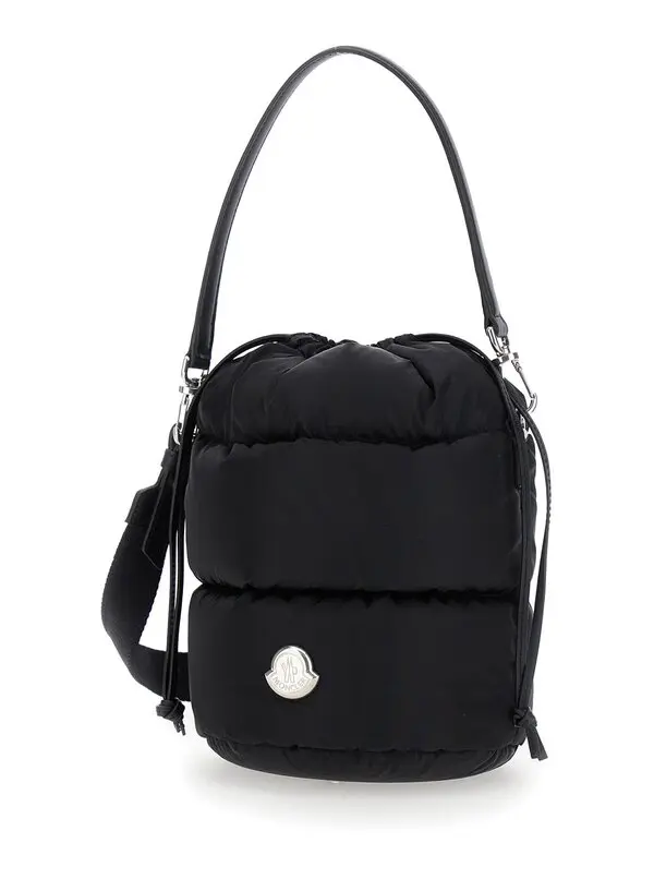 Moncler Karadoc Padded Tech Fabric Handbag With Drawstring Closure - Multicolor