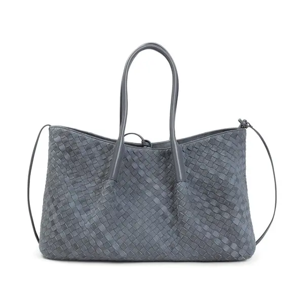 Bottega Veneta Large Pinacoteca Tote Bag - Blue
