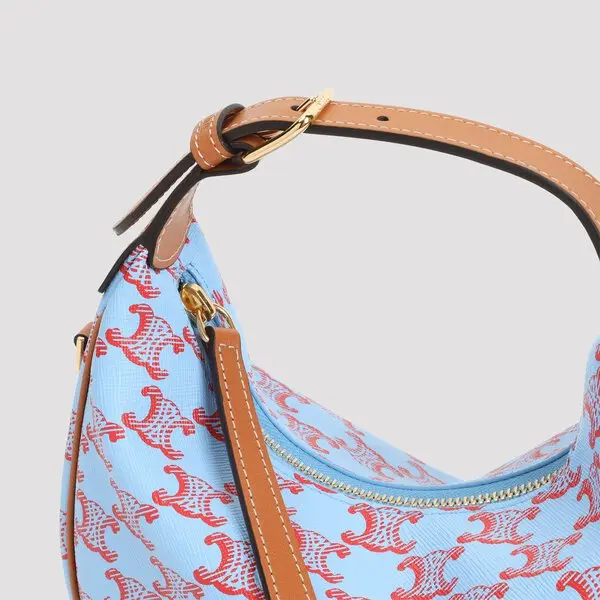 Celine Triomphe Canvas Teen Lulu Shoulder Bag