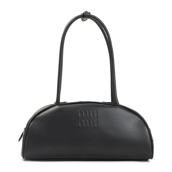 Miu Miu Medium Beau Bag In Leather - Black