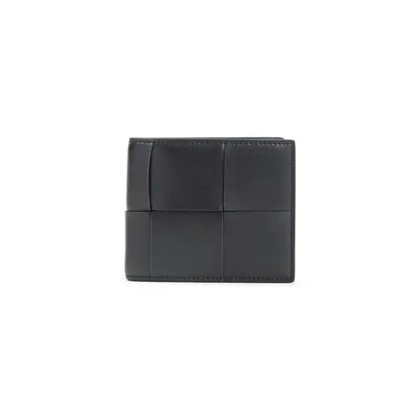Bottega Veneta Cassette Bifold Calf Leather Wallet - Blue