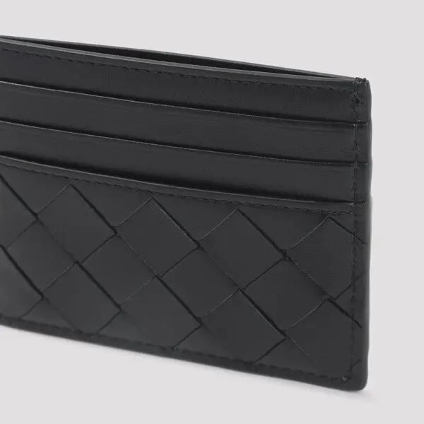 Bottega Veneta Intrecciato Card Case - Black