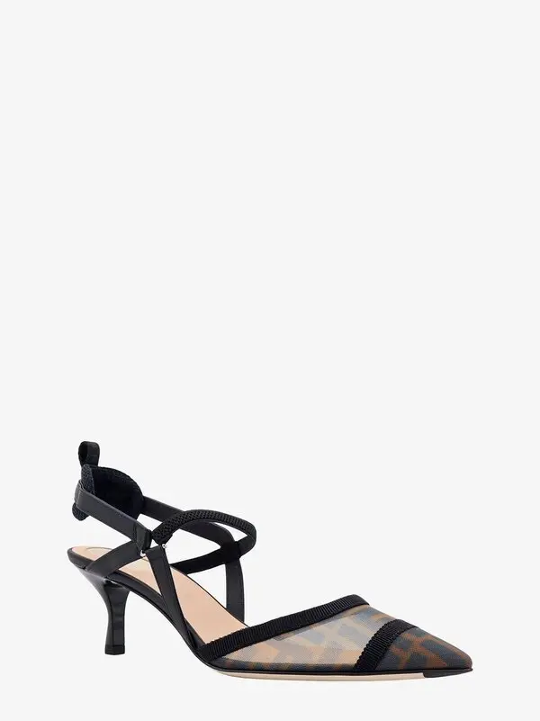 Fendi Colibrì Lite Pumps In Ff Mesh - Multicolor