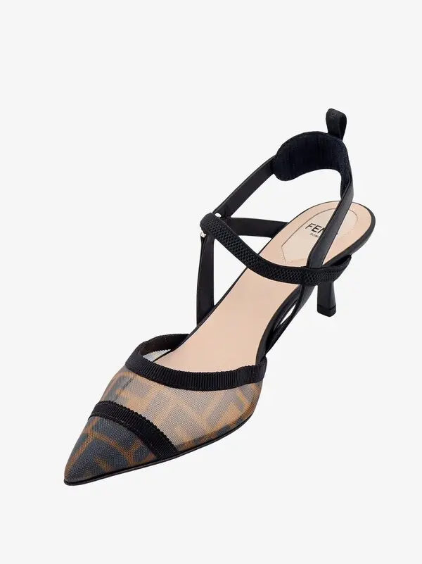 Fendi Colibrì Lite Pumps In Ff Mesh - Multicolor