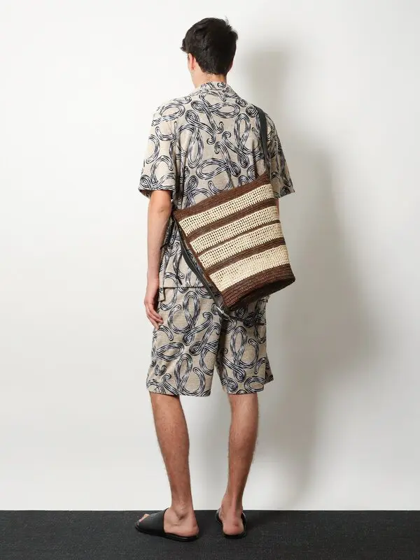 Loewe Raffia Bucket Bag - Multicolor