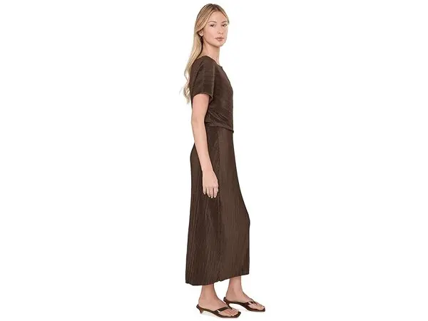 Vince Directional Pleated Twist Dress