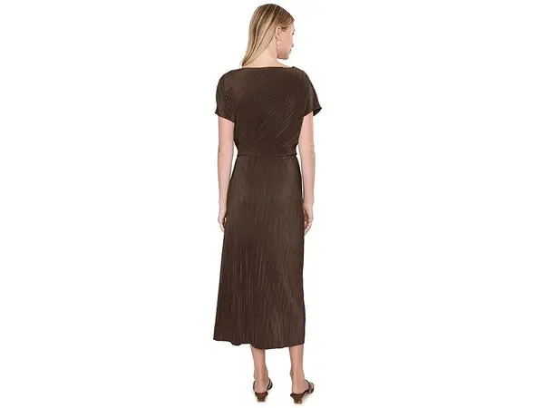 Vince Directional Pleated Twist Dress
