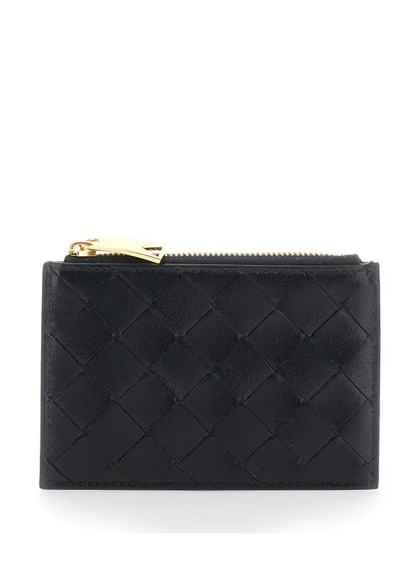 Bottega Veneta Zipped Card Case W. Gusset - Multicolor