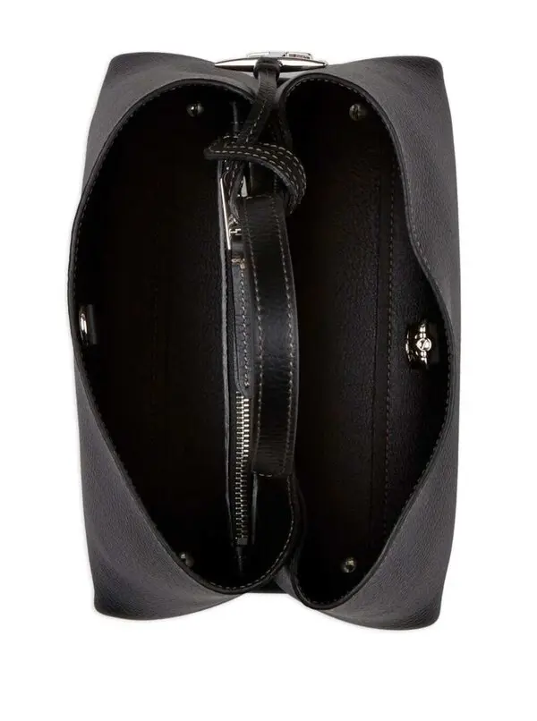 TOD'S T Timeless' Handbag With Embossed Logo And Leather Pendant