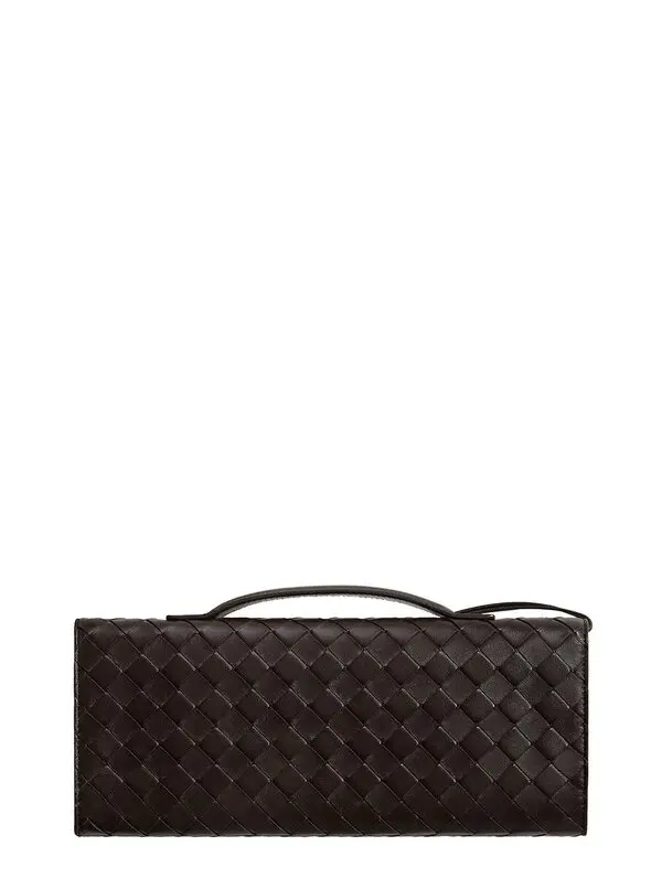 Bottega Veneta Andiamo Clutch In Woven Nappa