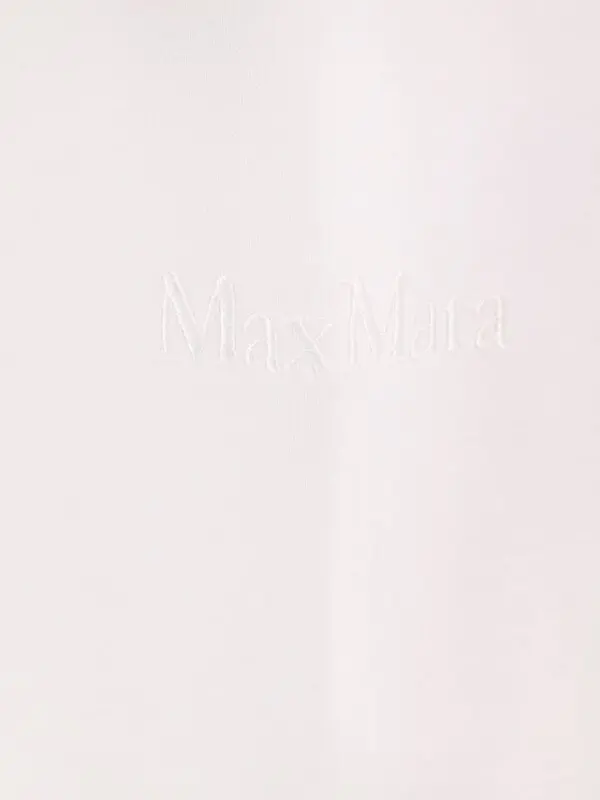Max Mara Nerina Cotton T-shirt With Embroidery - Multicolor