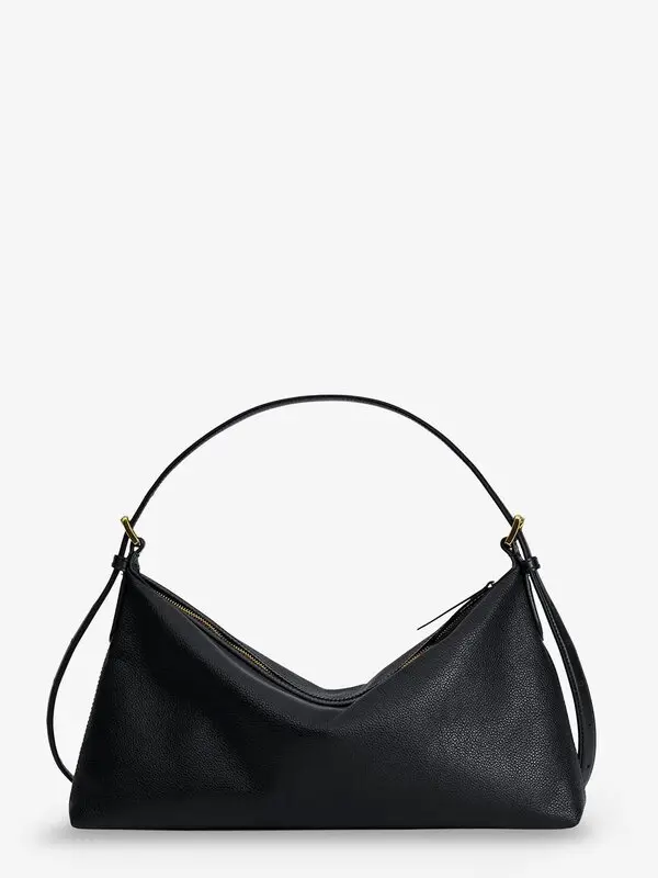 ATP ATELIER Castellare Leather Shoulder Bag - Black