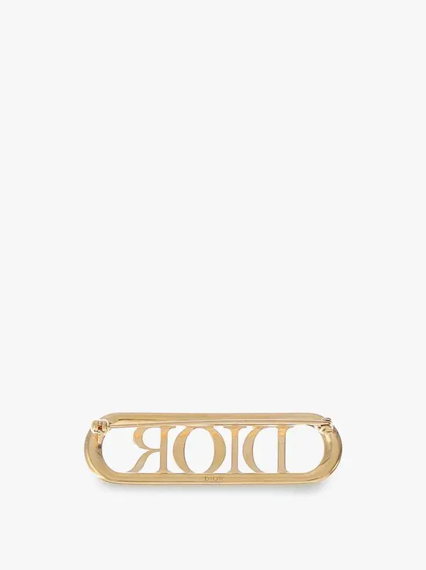 Dior Dio Evolution Brass Brooch With Crystals