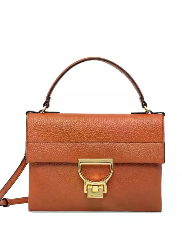 COCCINELLE Arlettis Grained-leather Mini Tote Bag