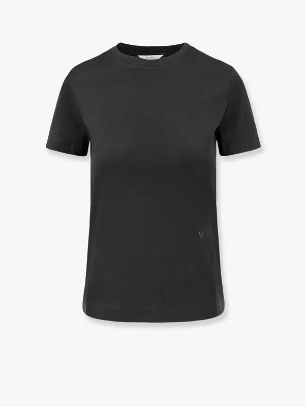Max Mara Nerina" Embroidered Cotton T-shirt - Multicolor