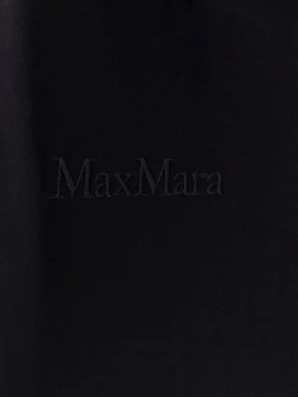 Max Mara Nerina" Embroidered Cotton T-shirt - Multicolor