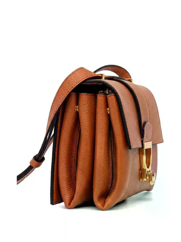 COCCINELLE Arlettis Grained-leather Crossbody Bag