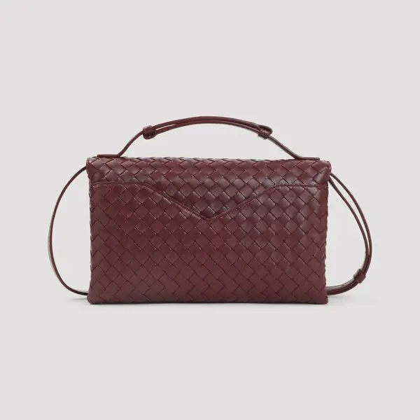 Bottega Veneta Knot Lock Shoulder Bag - Red