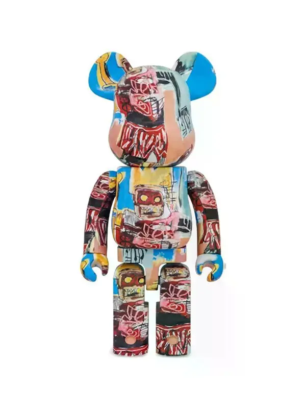 MEDICOM TOY X Andy Warhol X Jean-michel Basquiat Be@rbrick 1000% Figure - Blue