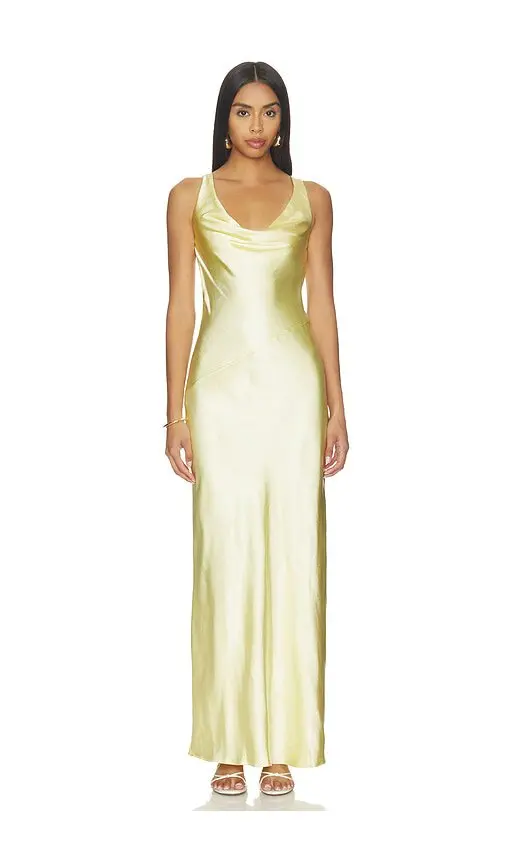 4TH & RECKLESS Penelope Satin Maxi Dress