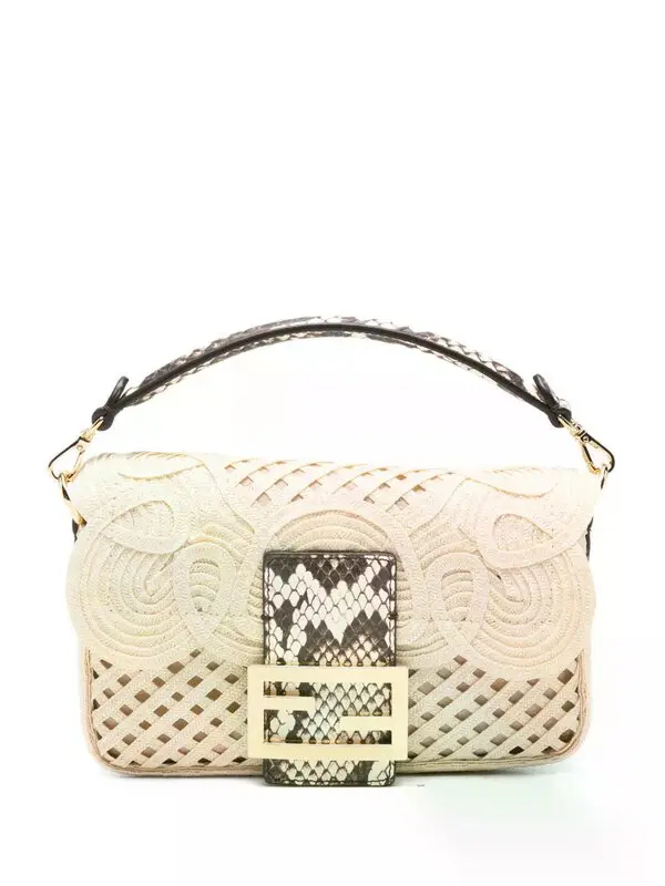 Fendi Mini Baguette Shoulder Bag