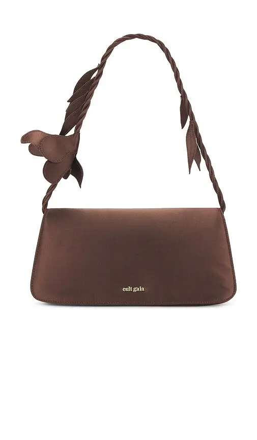 Cult Gaia Cosette Shoulder Bag In Brown - Luwak