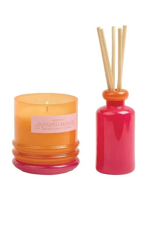 PADDYWAX Stack Glass Candle In Orange