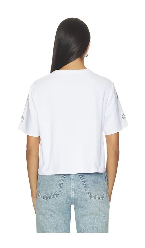 Veronica Beard Embellished Cotton Jersey T-shirt