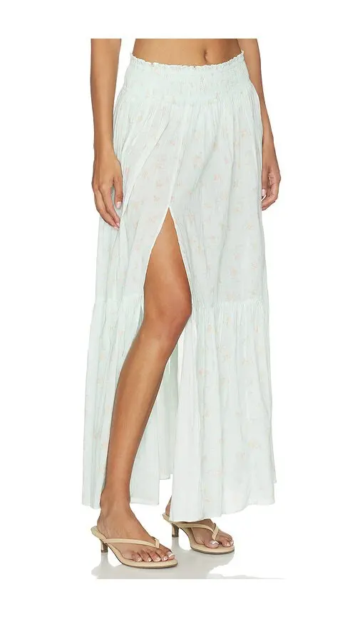 LoveShackFancy Umber Skirt - Celadon Drift