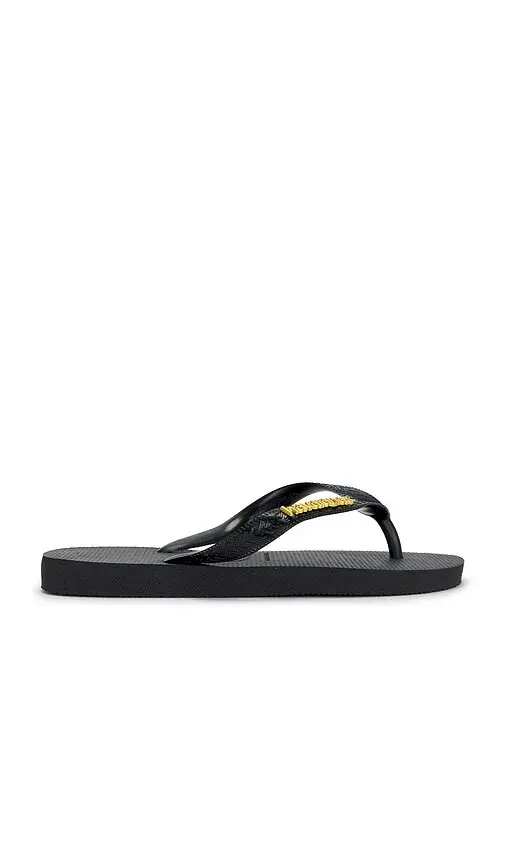 Havaianas Top Logo Metallic Thong Sandal