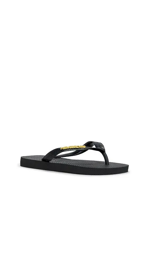 Havaianas Top Logo Metallic Thong Sandal